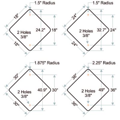 Official MUTCD Bicycle Crossing Sign - Traffic Cones For Less