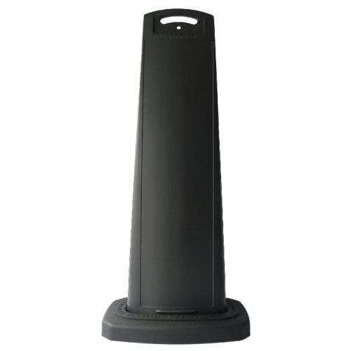 Black Vertical Sign Panel with Custom Artwork