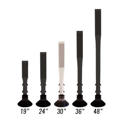 30" Surface Mount Flat Top Traffic Delineator - Traffic Cones For Less