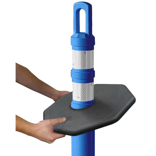 Blue 42" Looper Tube Delineator Post - Pack of 400