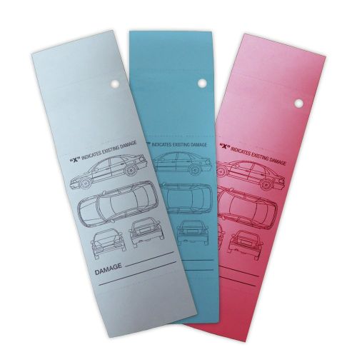 4-Part Valet Ticket, Pack of 100 - Traffic Cones For Less