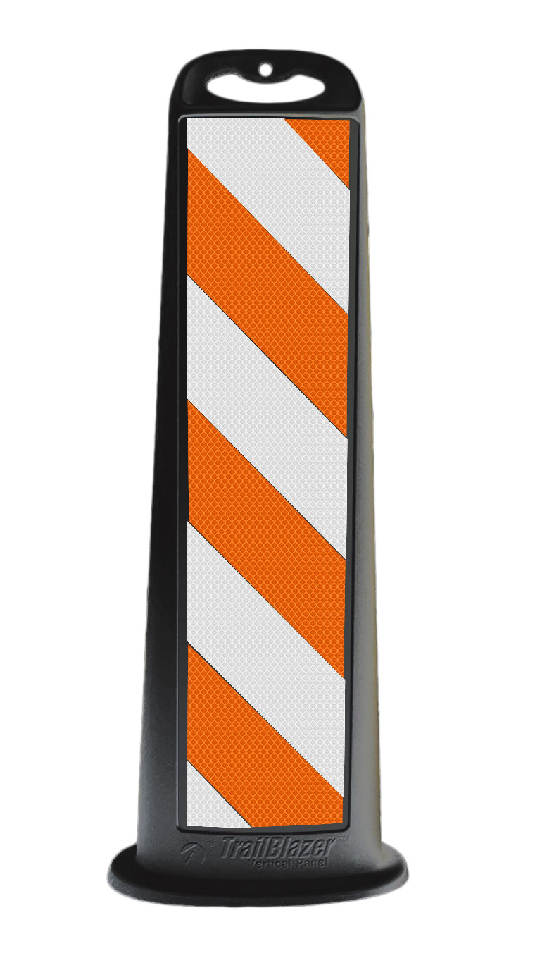 Cortina TrailBlazer 45" Vertical Panel Channelizer Black