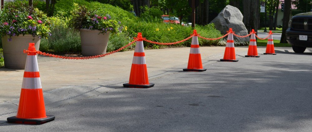 36" Traffic Cone Connector Chain Kit - Traffic Cones For Less