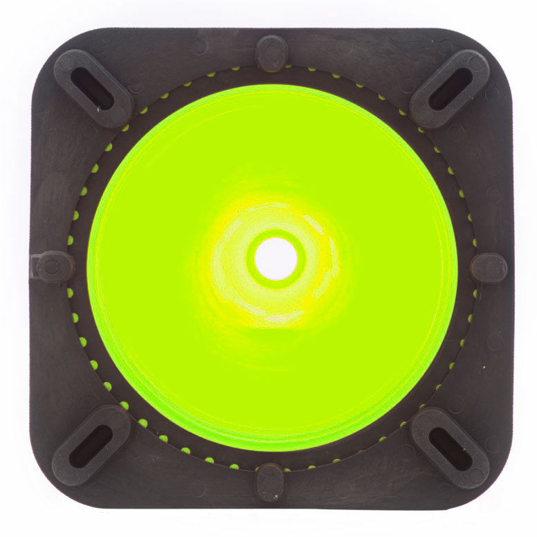 28" Lime Green Traffic Cone Black Base - Traffic Cones For Less