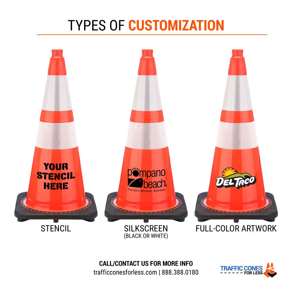 Pallet Bundle of 475 pack 28" Traffic Cones w/Reflective Collars