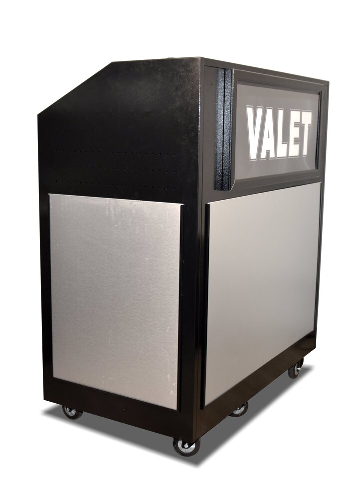 LUX Valet Podium w/Digital Lock and 200 Hooks