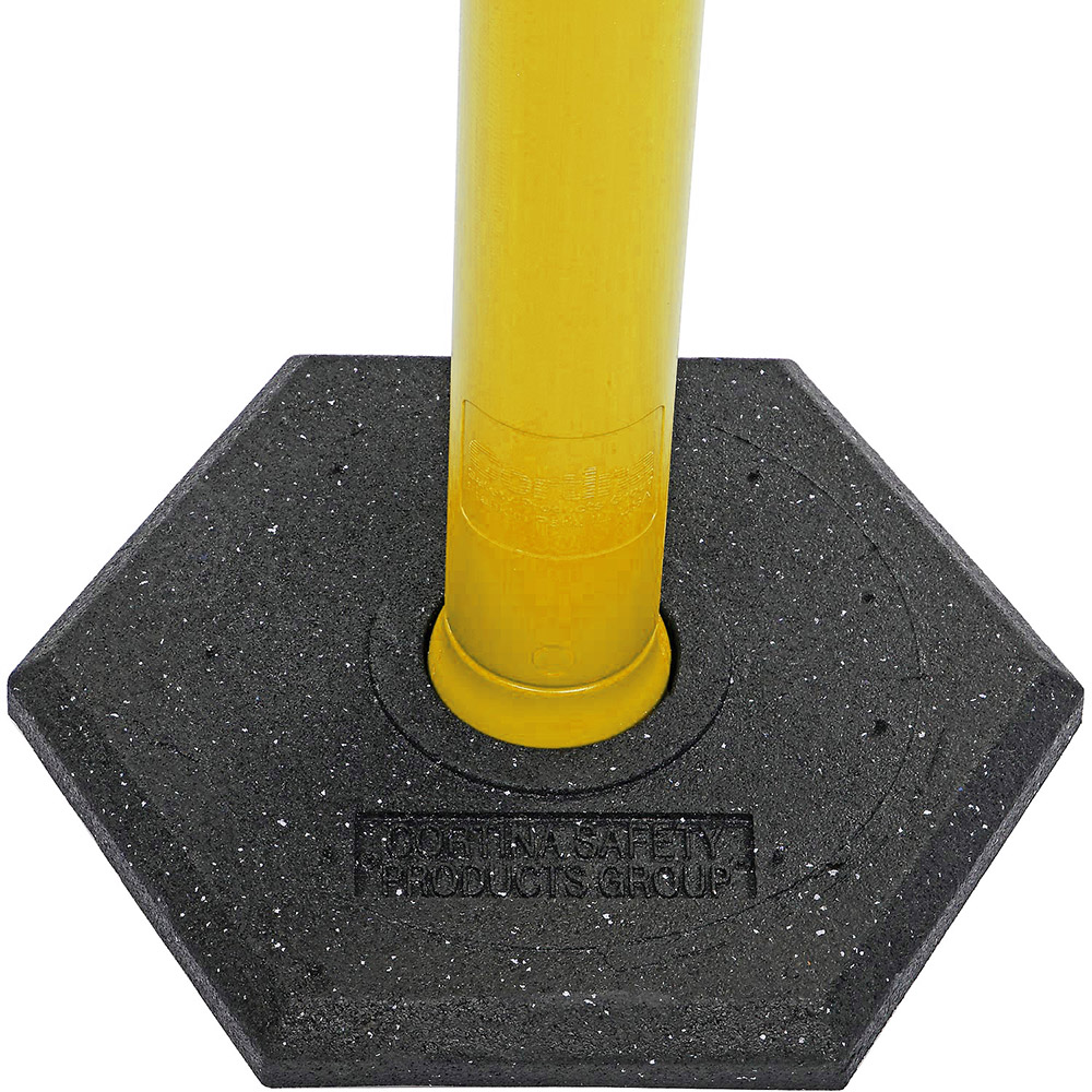 EZ Grab Premium Yellow 45" Delineator Post - Traffic Cones For Less