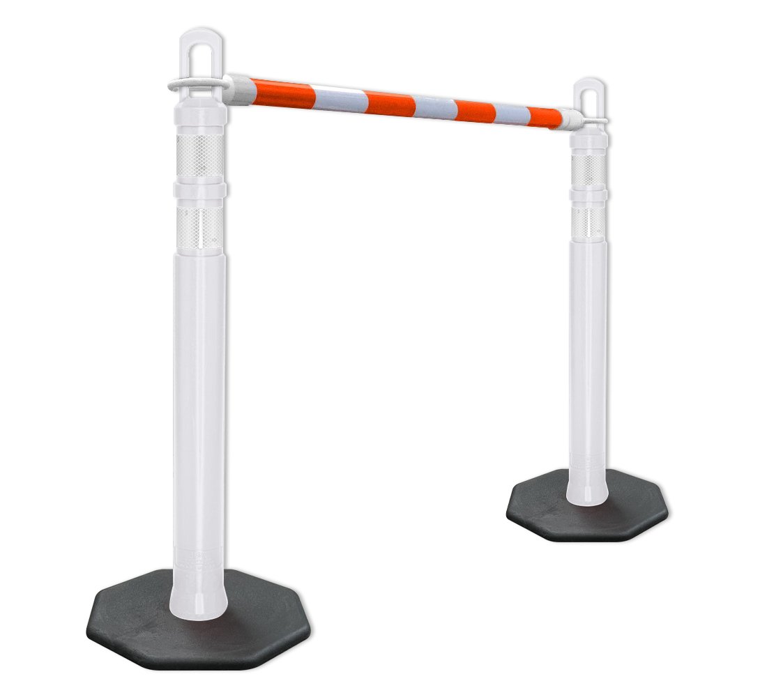 White 42" Looper Tube Delineator Post - Pack of 400