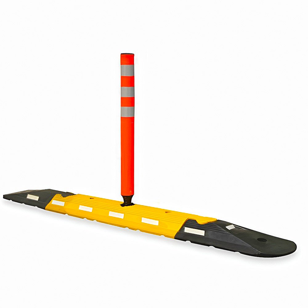 Modular Portable Lane Separator w/High Visibility Strips