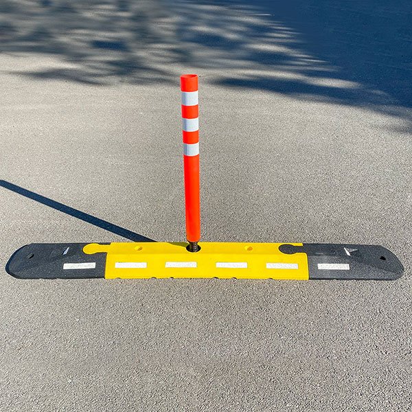 Modular Portable Lane Separator - End Cap Set