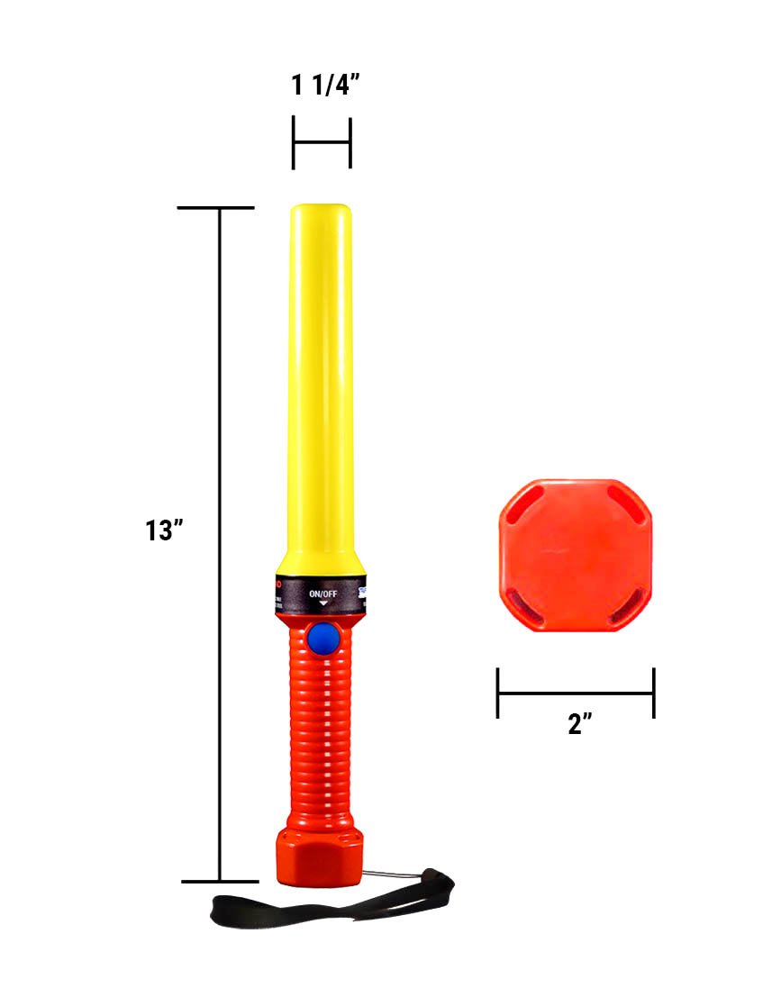Yellow Heavy Duty Marshalling Aviation Dura-Wand