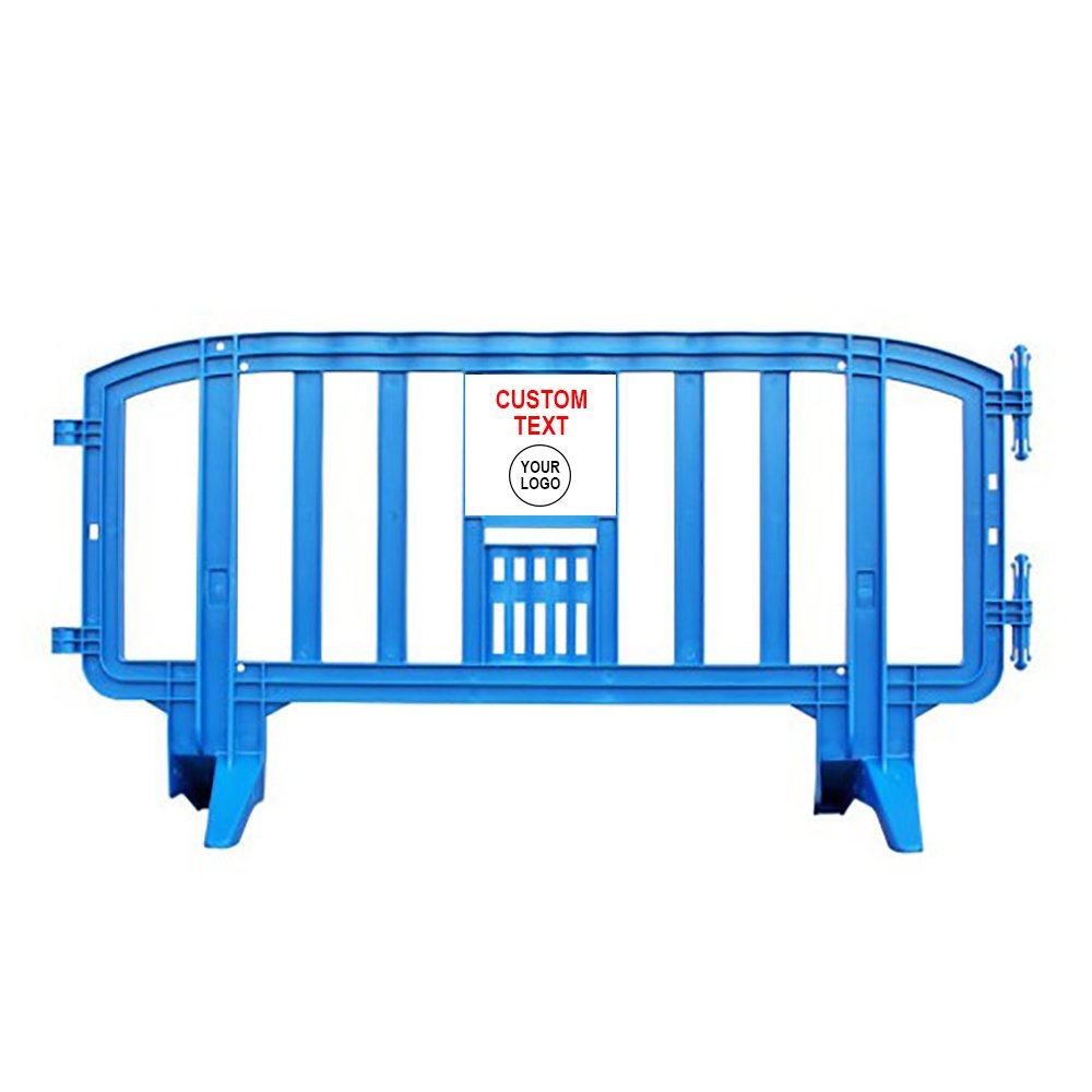 Blue Movit Plastic Crowd Control Barricade - 30 Pack Bundle