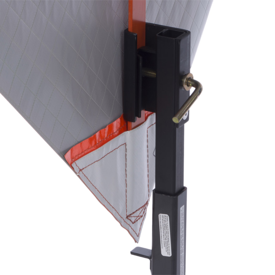 36" x 36" Roll Up Traffic Sign - Trucks Entering & Exiting Ahead