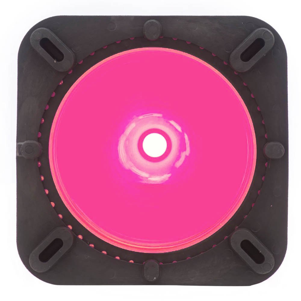 28" Pink Traffic Cone, w/Reflective Collars & Color Artwork