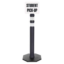Student Pick-Up Sign with 42" Looper Tube Delineator Post
