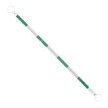 Retractable Delineator Bar Green & White