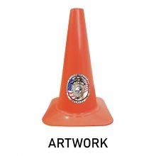 18" Orange Sport Cone - Traffic Cones For Less