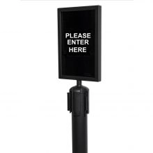 Barrier Direct Portrait Sign Frame 8.5"x11" - Traffic Cones For Less