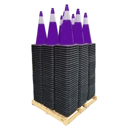 Exclusive Pallet Bundle 28" Purple Traffic Cones