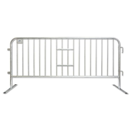 Metal Barrier Direct Barricade 8ft w/Flat Feet Base