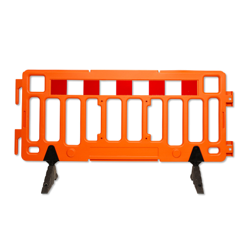 6ft Heavy Duty ADA Orange Plastic Barricade