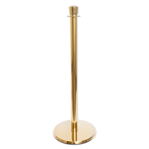 Traditional Crown Urn Top Post - Brass Finish