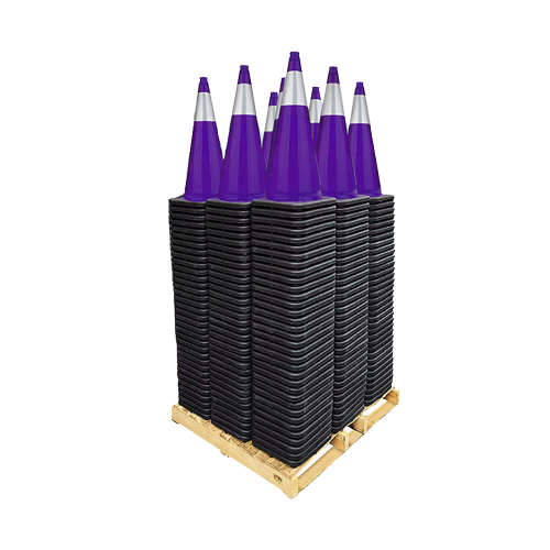 Exclusive Pallet Bundle 28" Purple Traffic Cones