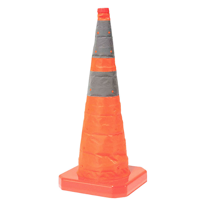 28 inch Reflective, Collapsible Cone without Light