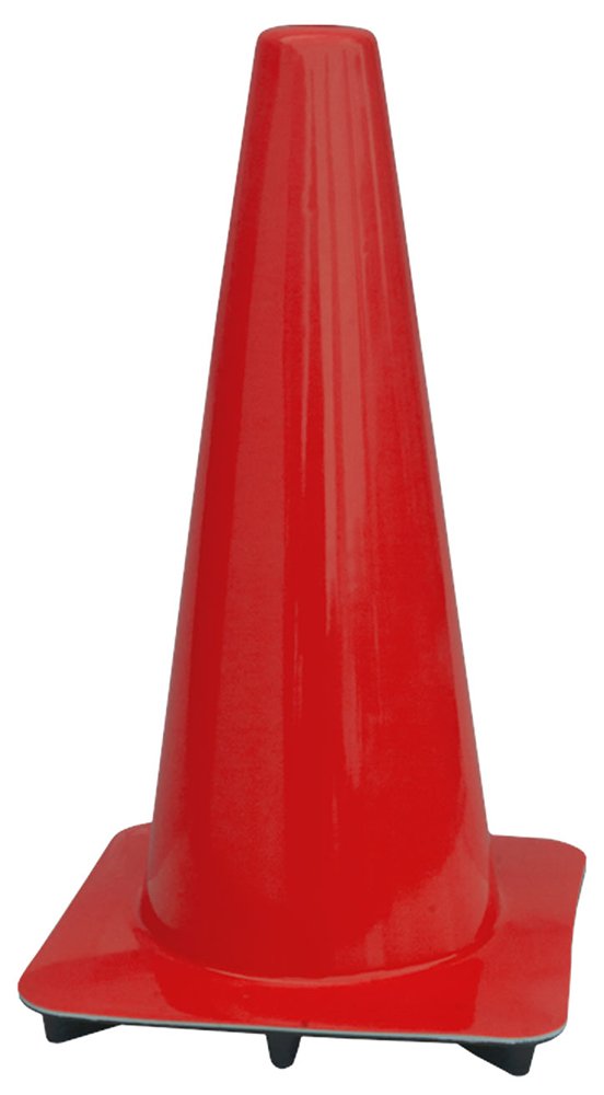 Lakeside 18" Red Traffic Cone, Made in USA - Traffic Cones For Less
