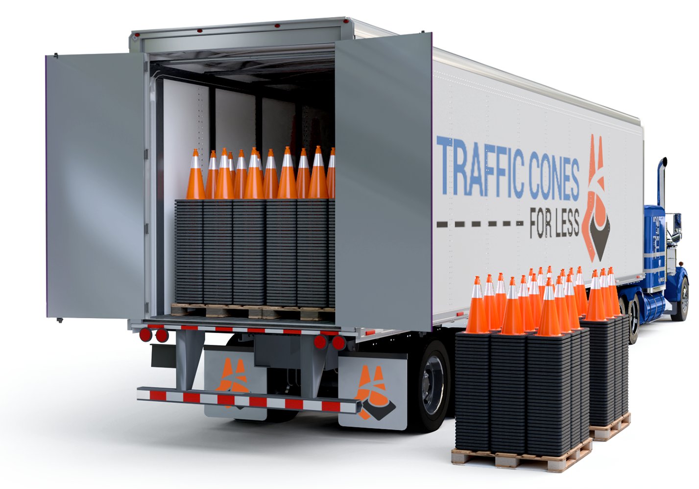 Truckload, 28" Orange Traffic Cones