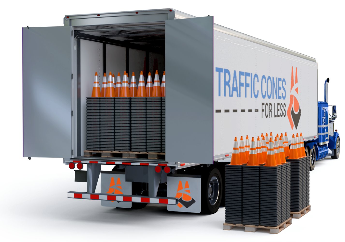 Truckload, DOT Approved, 36" Orange Traffic Cones