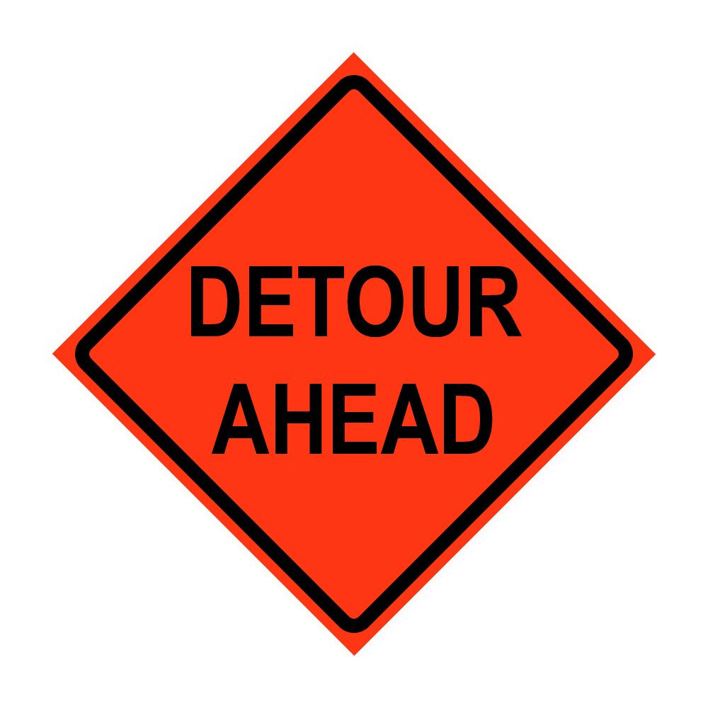 Detour Road Sign