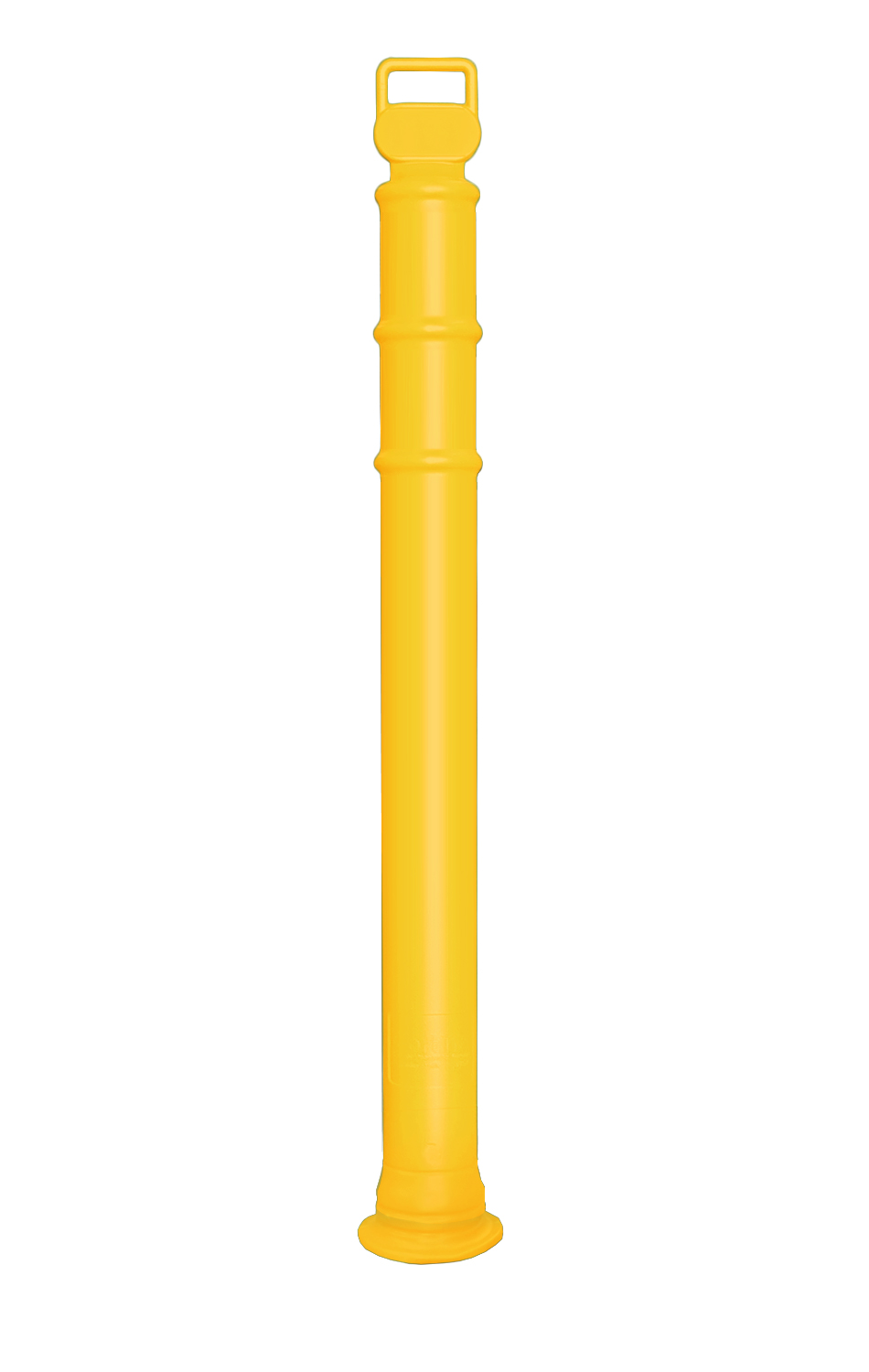 EZ Grab Premium Yellow 45" Delineator Post - Traffic Cones For Less