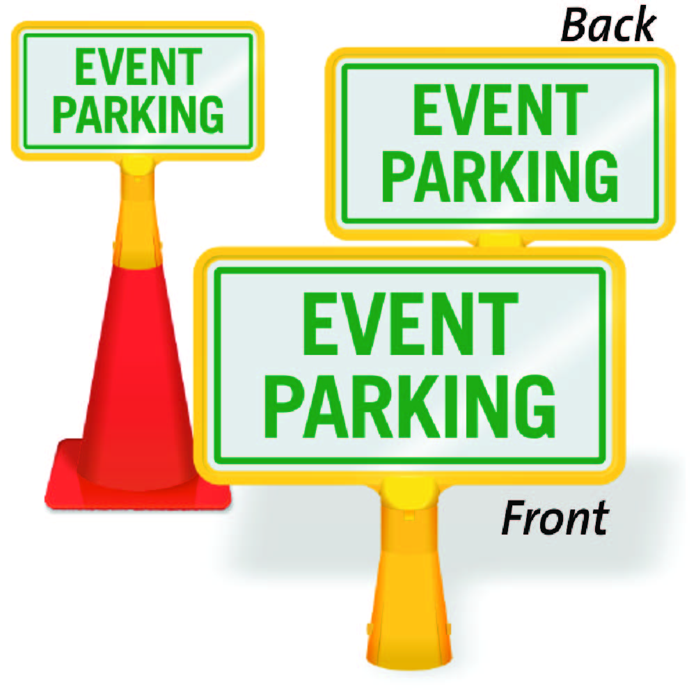 ConeBoss Sign: Event Parking - Traffic Cones For Less