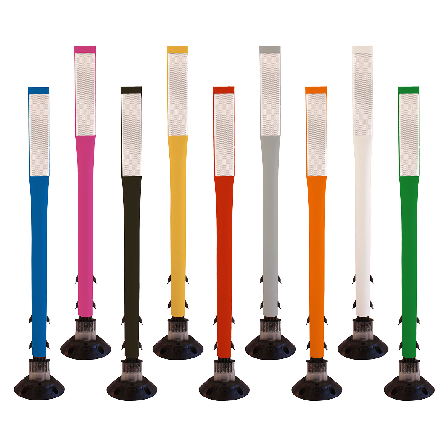 36" Surface Mount Flat Top Traffic Delineator - Traffic Cones For Less