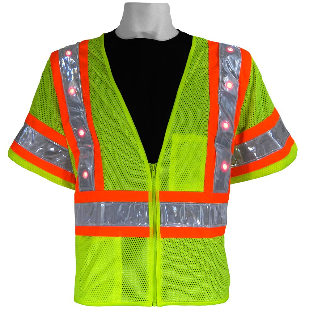 Lighted Traffic Safety Vest | Shelly Lighting