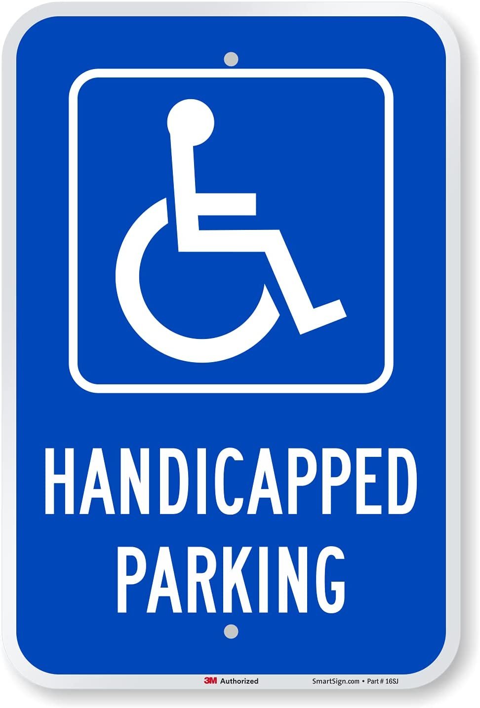 ADA Handicapped Sign w/Handicap Symbol - Traffic Cones For Less