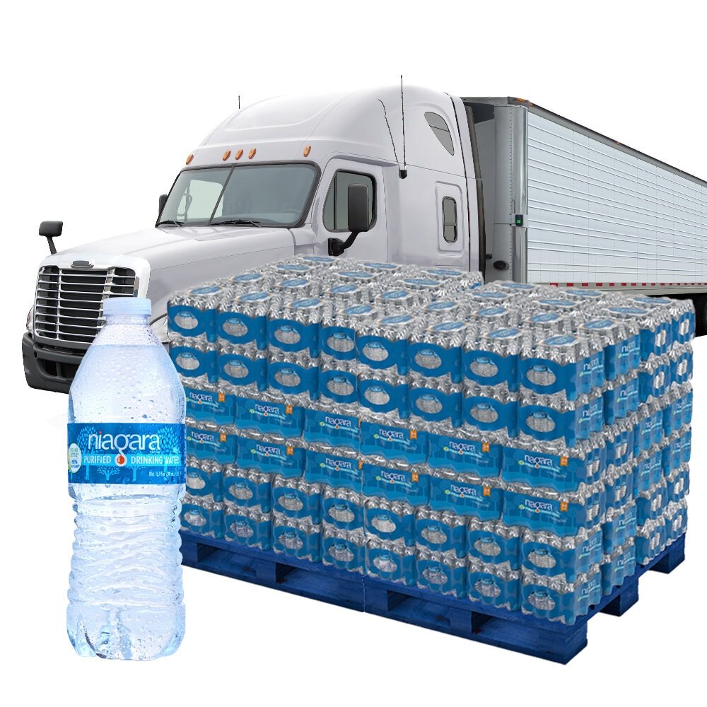 Niagara Purified Water 19 Pallet Bundle, 16.9-oz Bottles