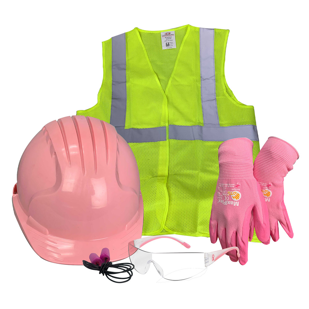 Pink Protective Gear Kit - Traffic Cones For Less