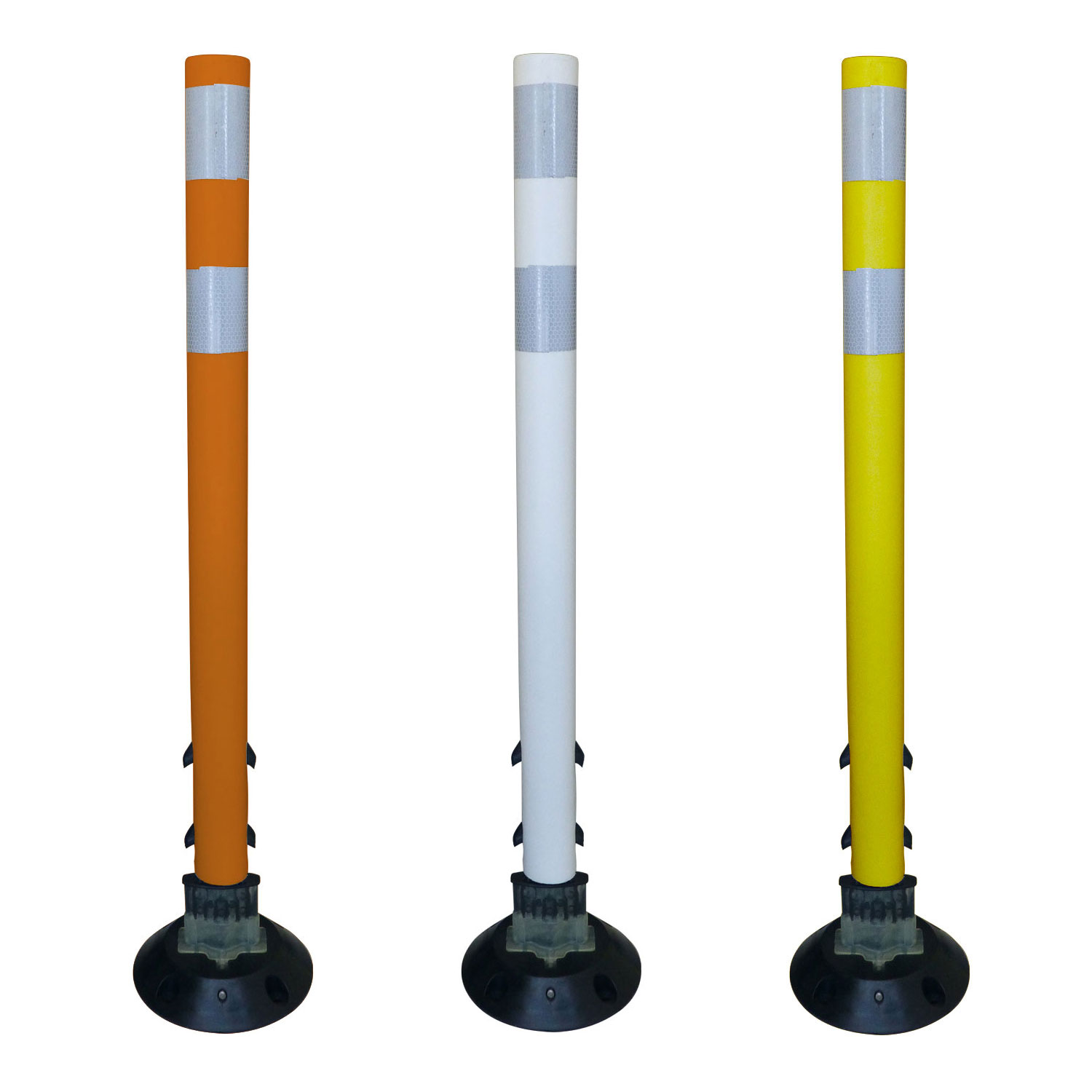 36" Flexstake Surface Mount Tubular Traffic Delineator - Traffic Cones ...