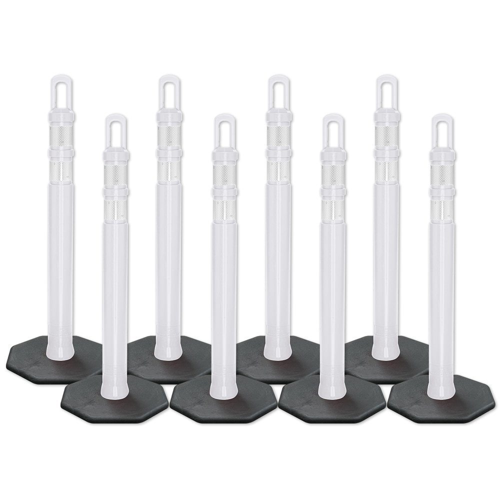 White 42" Looper Tube Delineator Post - Pack of 400