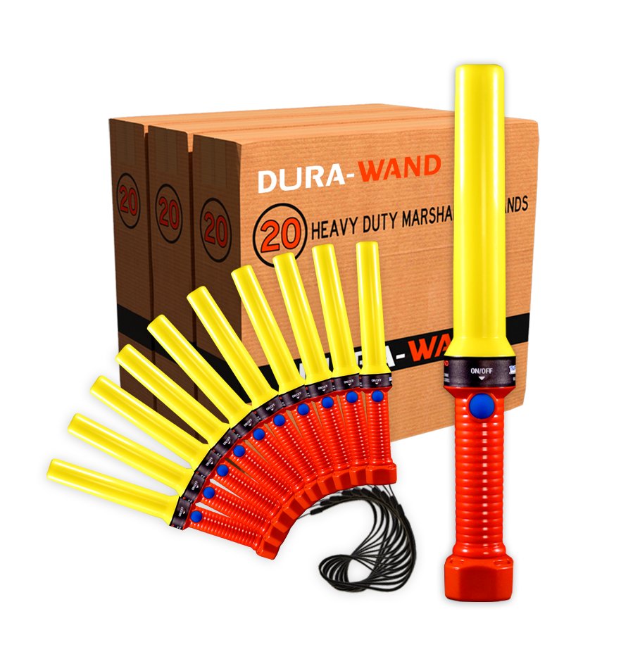 Heavy Duty Aviation Marshalling Dura-Wand Yellow