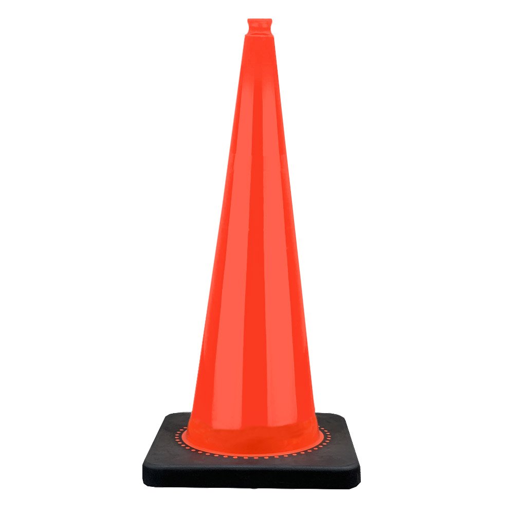 Rubber Traffic Cones Black