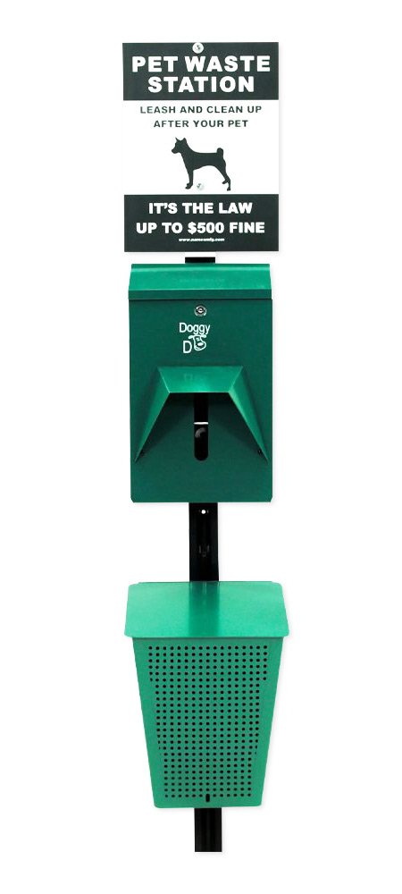 Pet Waste Station w/Pet Waste Hanger Bags