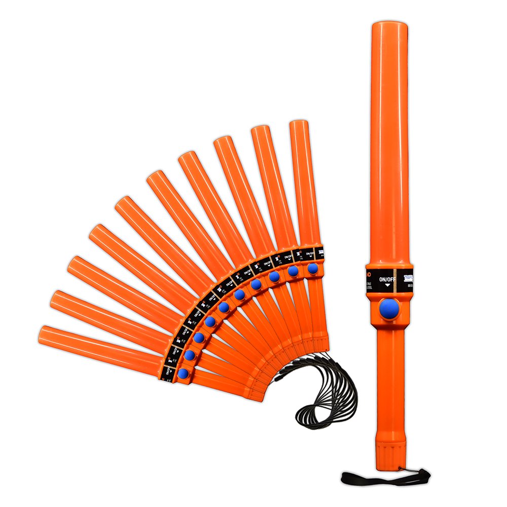 Slim Heavy Duty Aircraft Marshaling Wand Bundle