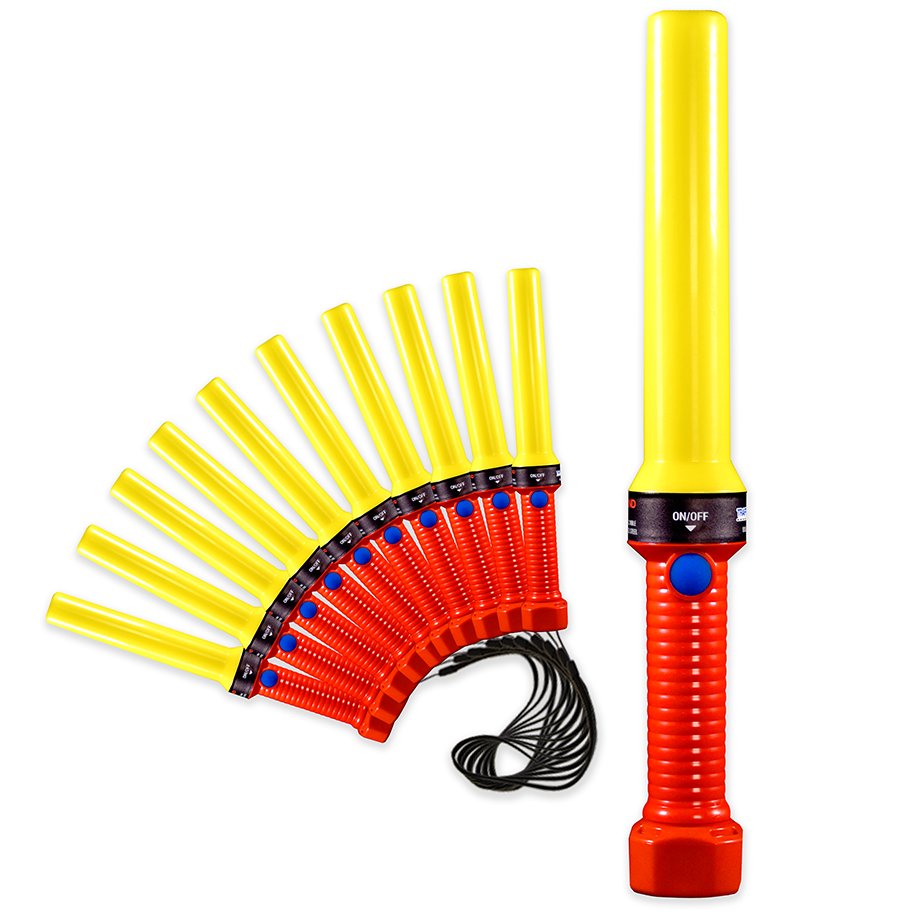 Heavy Duty Marshalling Aviation Dura-Wand Yellow