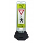 Stop For Pedestrians Step-N-Lock Vertical Panel - Traffic Cones For Less