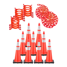 Buy traffic cones by the dozen or by the pallet