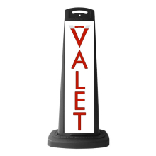 Valet Sign Panels and Signicade Deluxe Custom Sign Stands