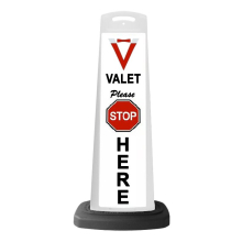 Valet Sign Panels and Signicade Deluxe Custom Sign Stands